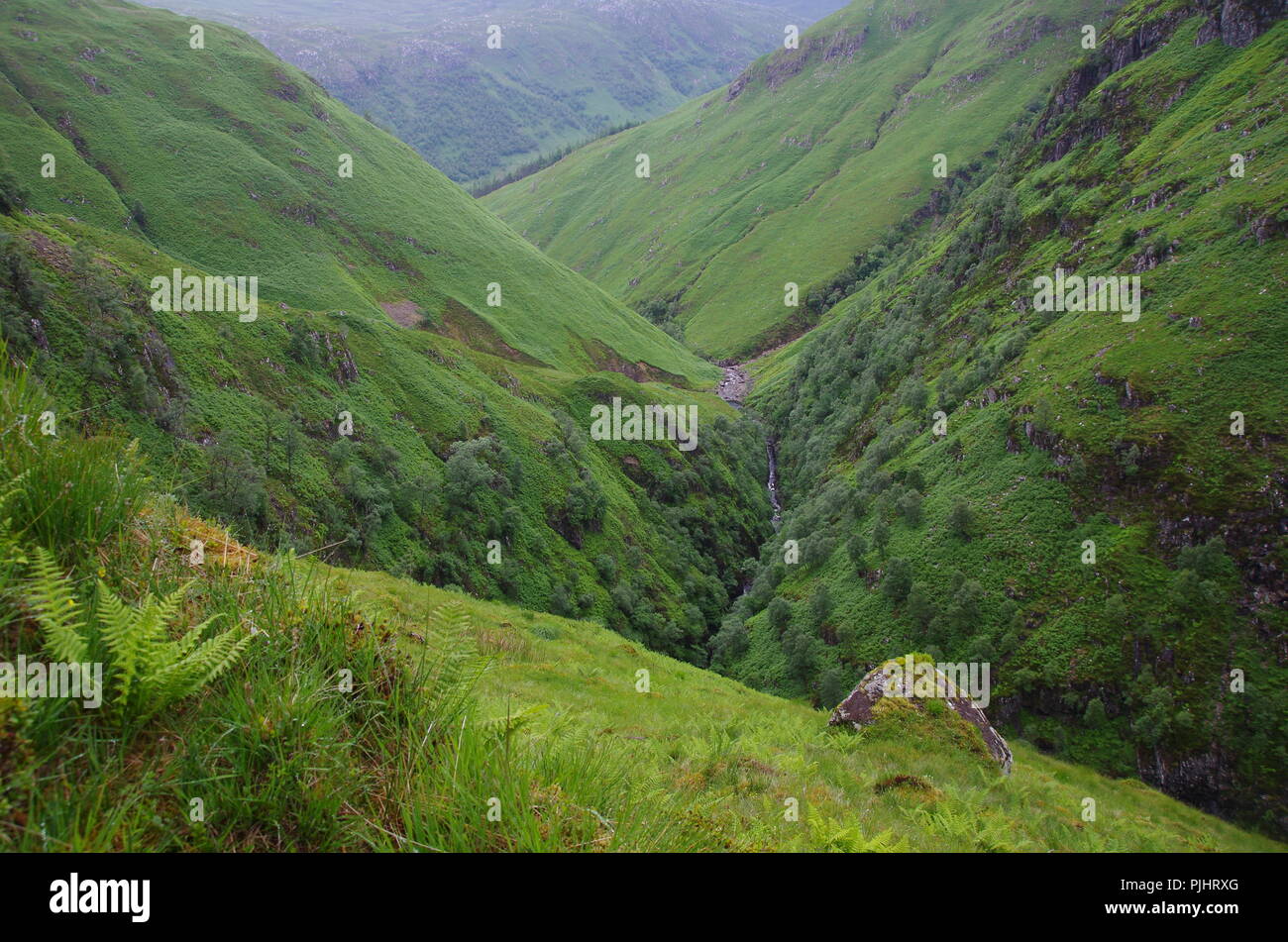 Falls of Glomach waterfall. John o' groats (Duncansby head) to lands ...