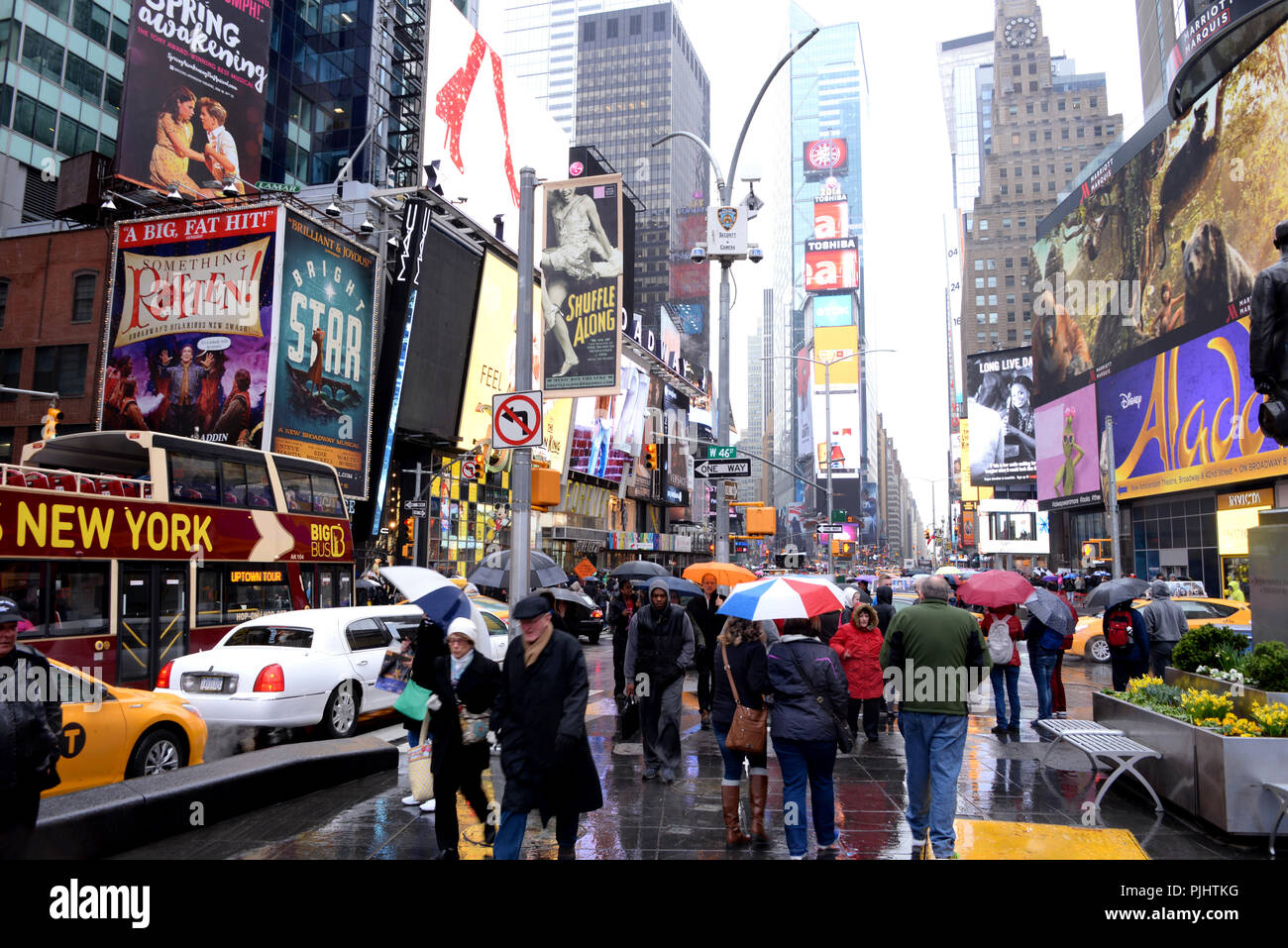 Manhattan in the rain , New-York City , USA Stock Photo - Alamy