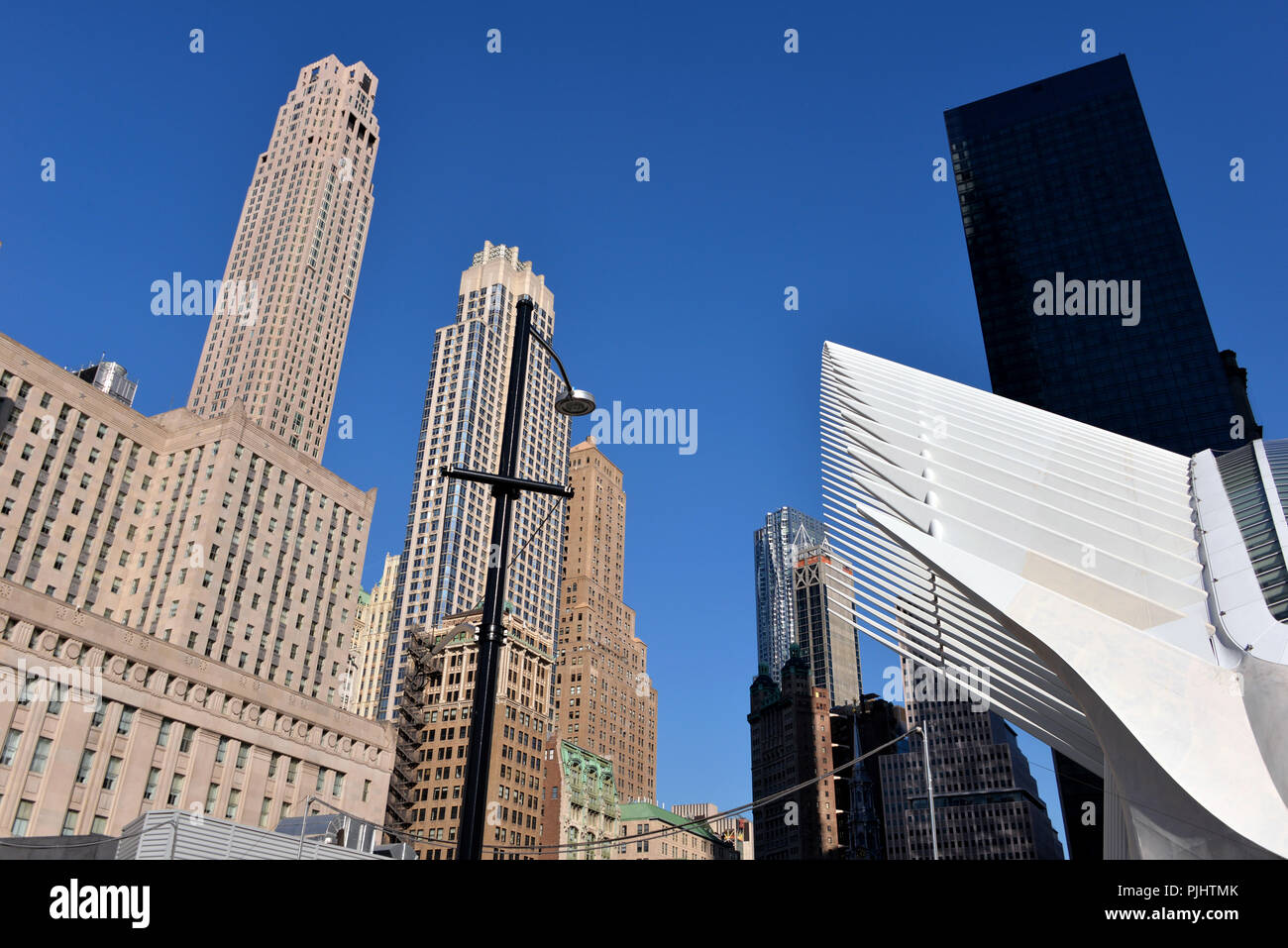 skyscrapers at Ground Zero, Downtown, Manhattan, New-York City, USA ...