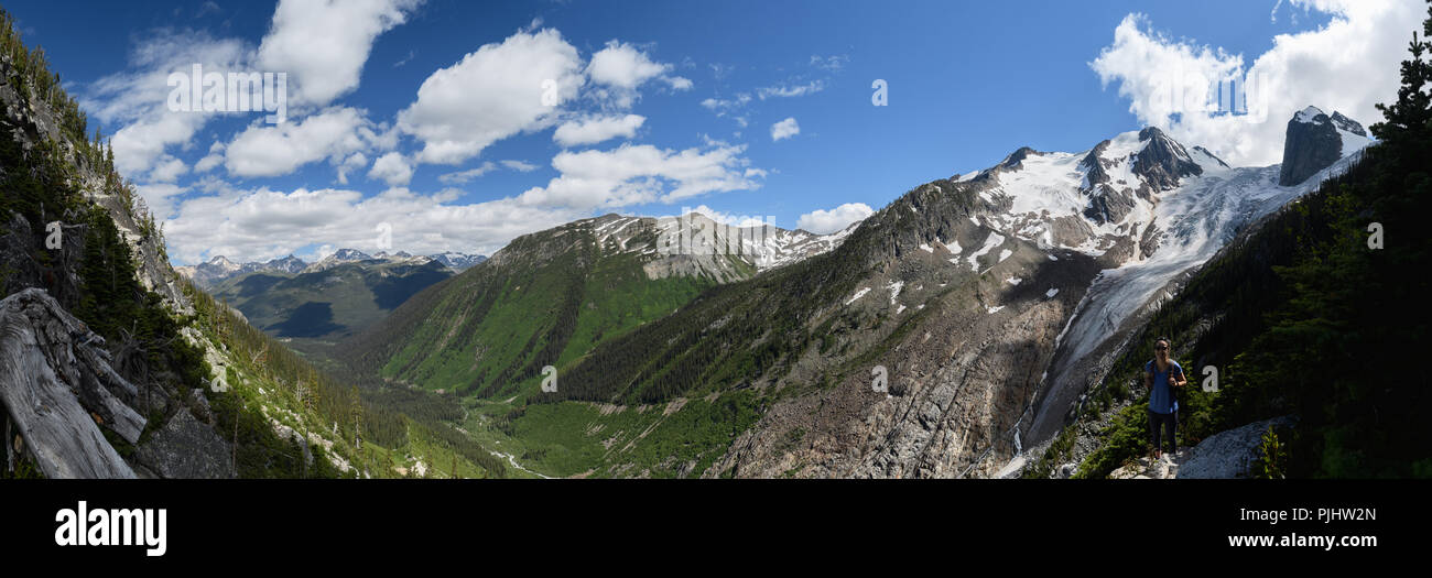 Glacial valley in Canadian Wilderness Stock Photo - Alamy