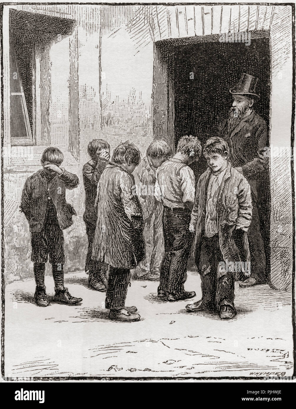 Victorian school children england hi-res stock photography and images ...