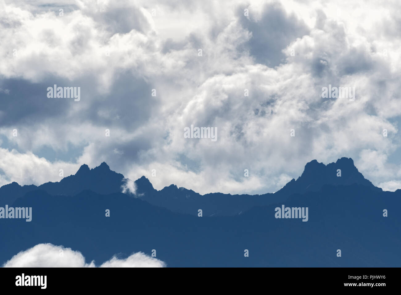 Morning mist over Canadian Rockies Stock Photo - Alamy