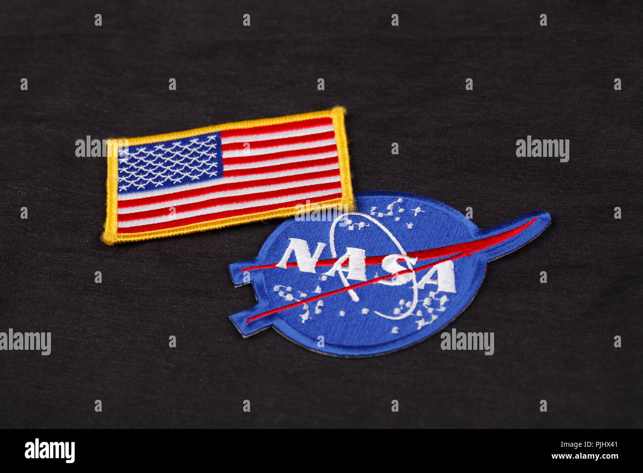 Nasa Mission Patches American Flag