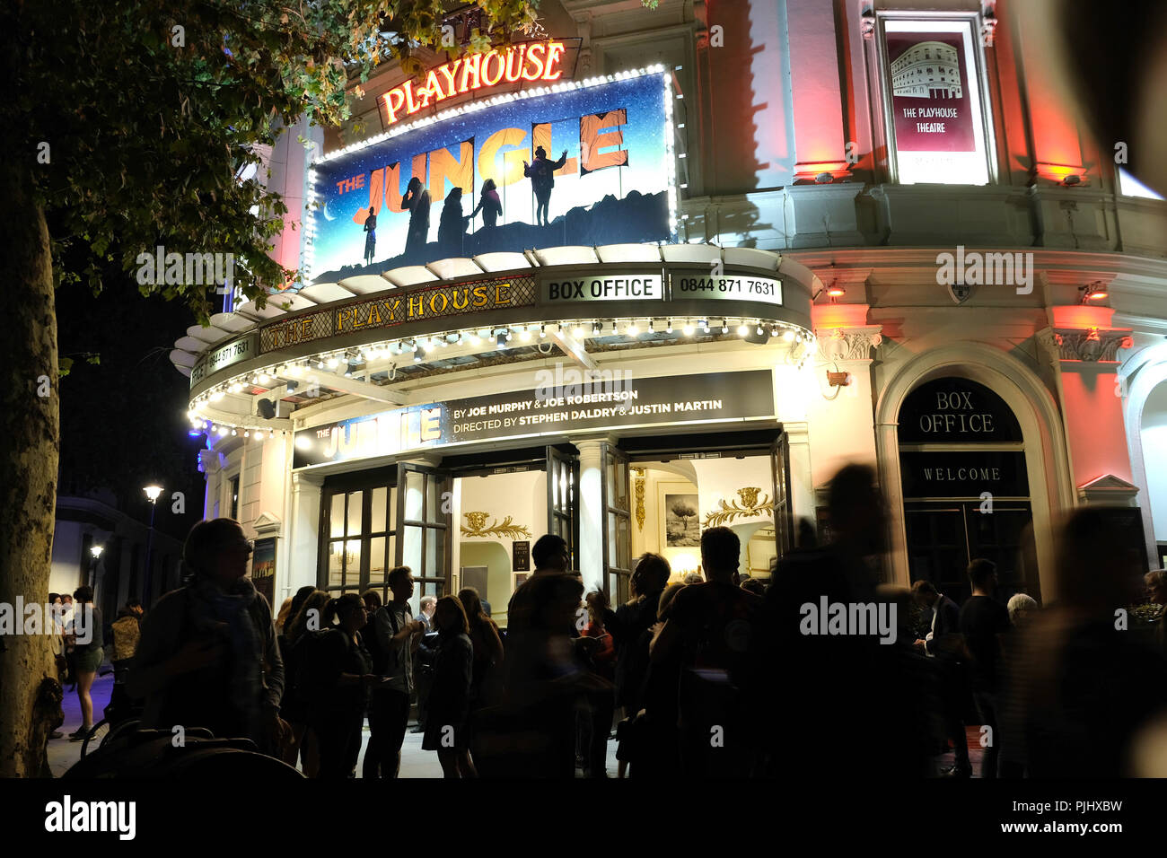 The Jungle play at the Playhouse Stock Photo - Alamy