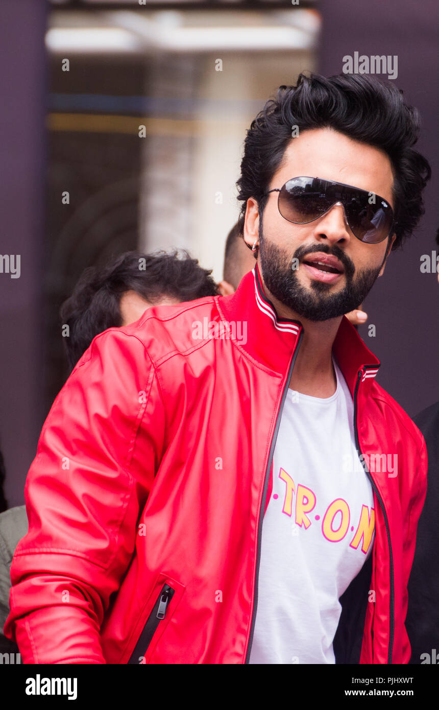 Jackky Bhagnani promoting their film Stock Photo - Alamy