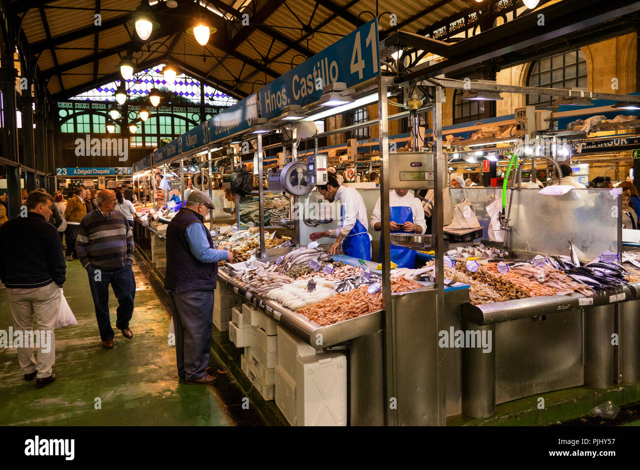 Spain, Jerez de La Frontera, Plaza de Abastos, Mercado Central ...