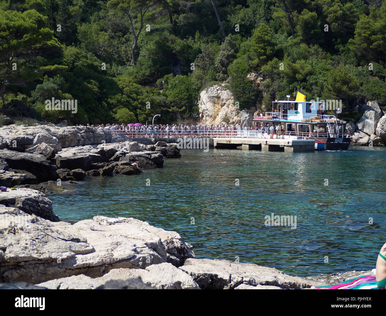 Croatia dubrovnik lokrum island beach hi-res stock photography and ...