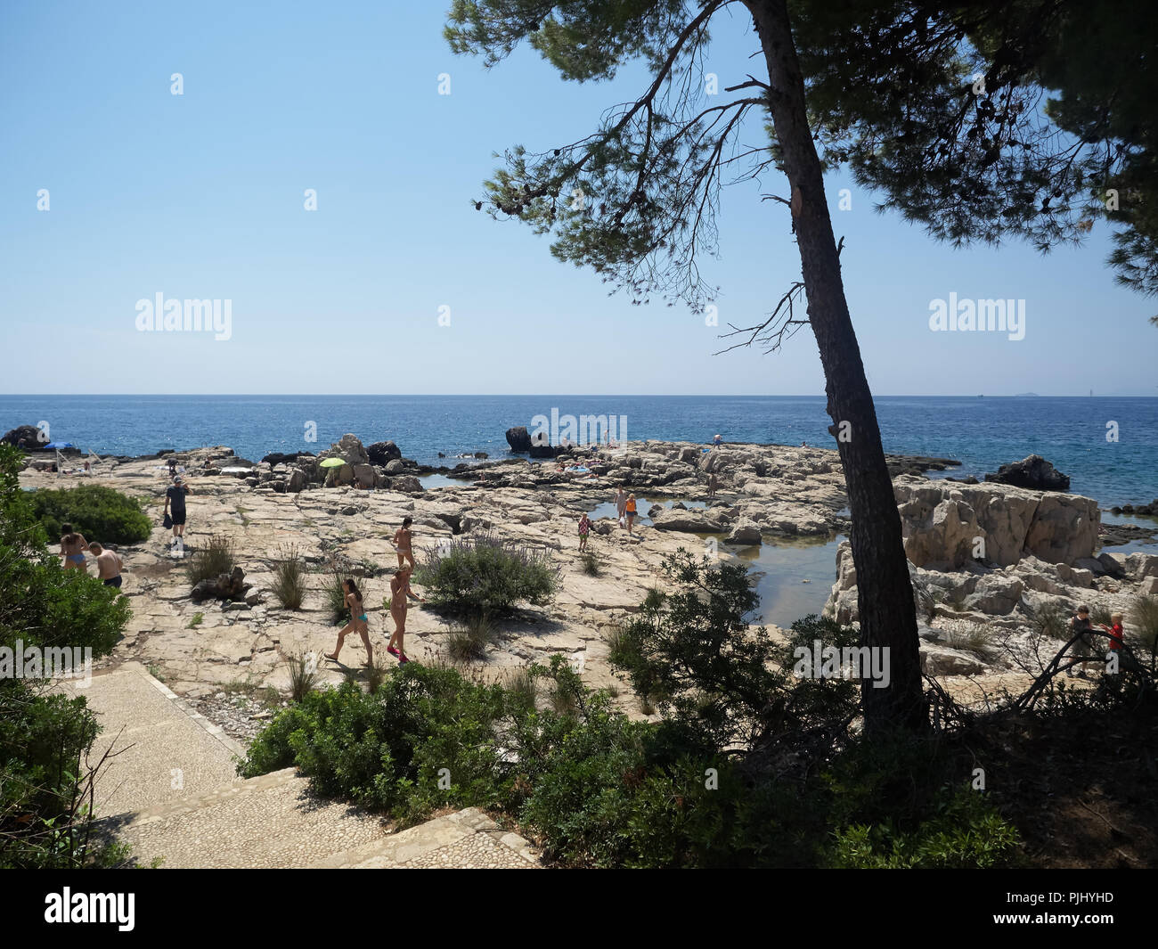 Croatia dubrovnik lokrum island beach hi-res stock photography and ...