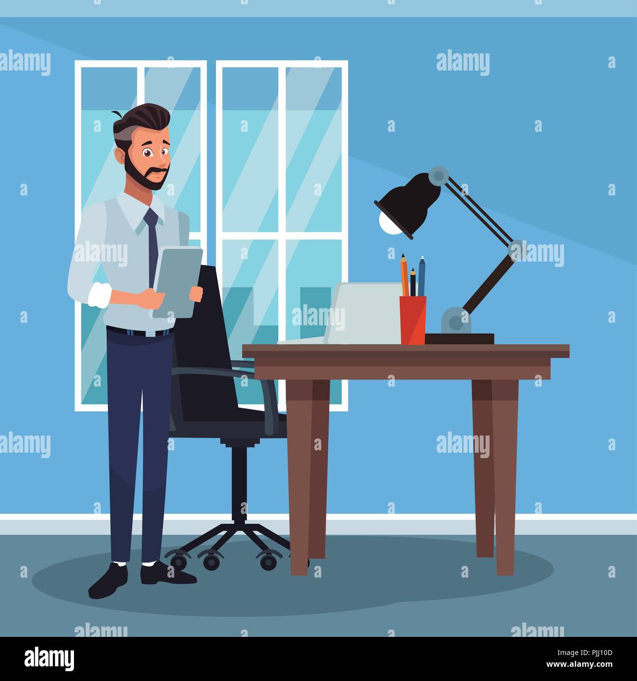 Rendering building work Stock Vector Images - Alamy