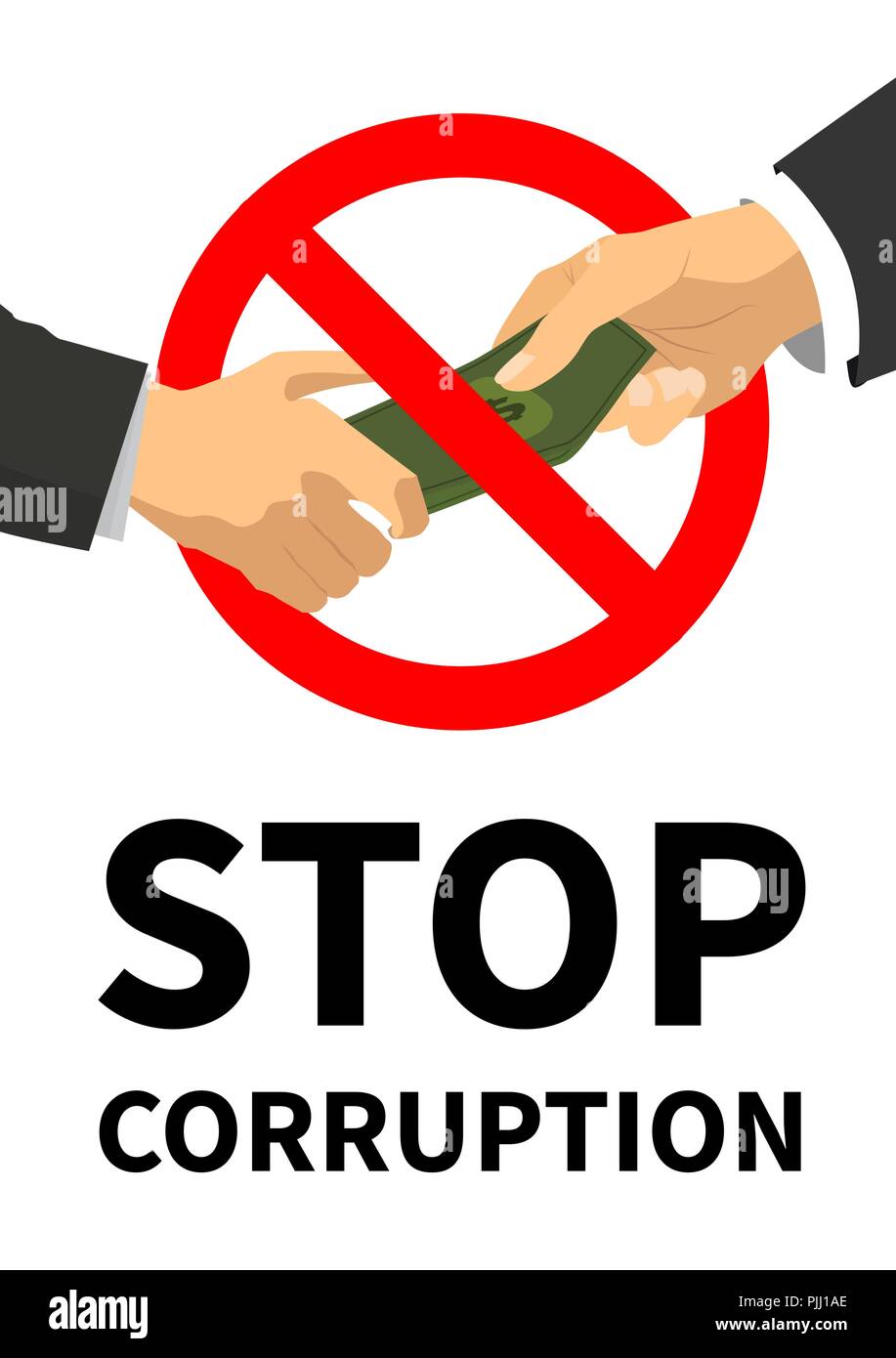 Corruption cartoon Cut Out Stock Images & Pictures - Alamy
