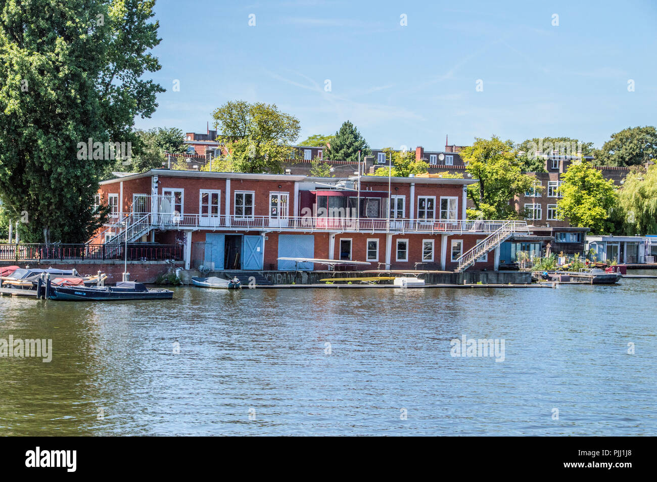ASR Nereus Building At The Amstel River Amsterdam The Netherlands 2018 ...