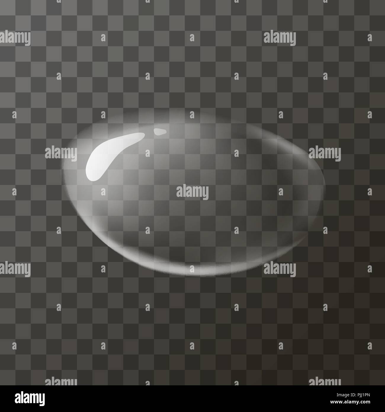 Vector water drop on transparent Stock Vector Image & Art - Alamy