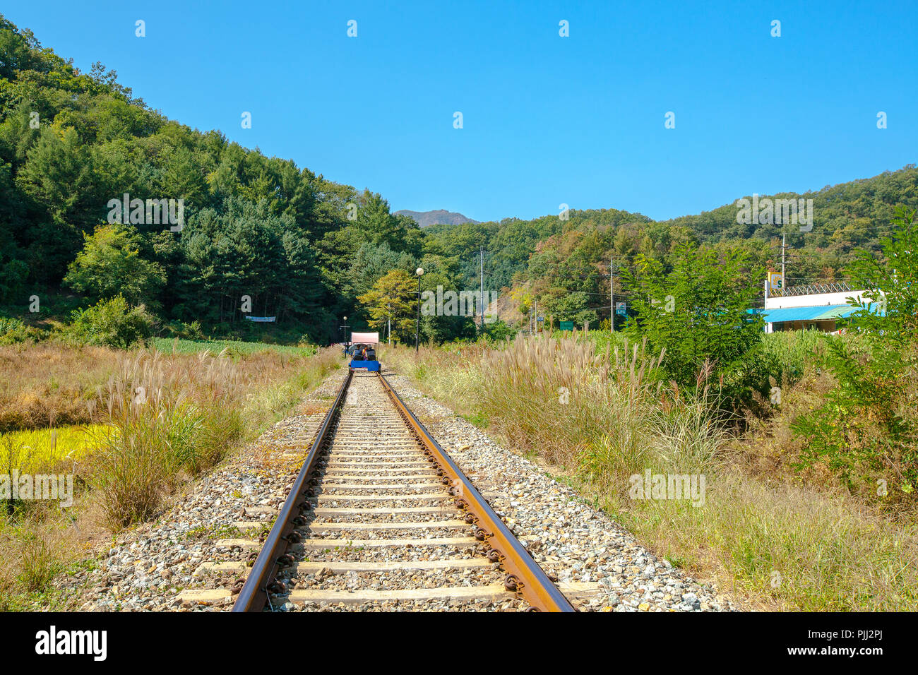 Gangchon rail bike hi-res stock photography and images - Alamy