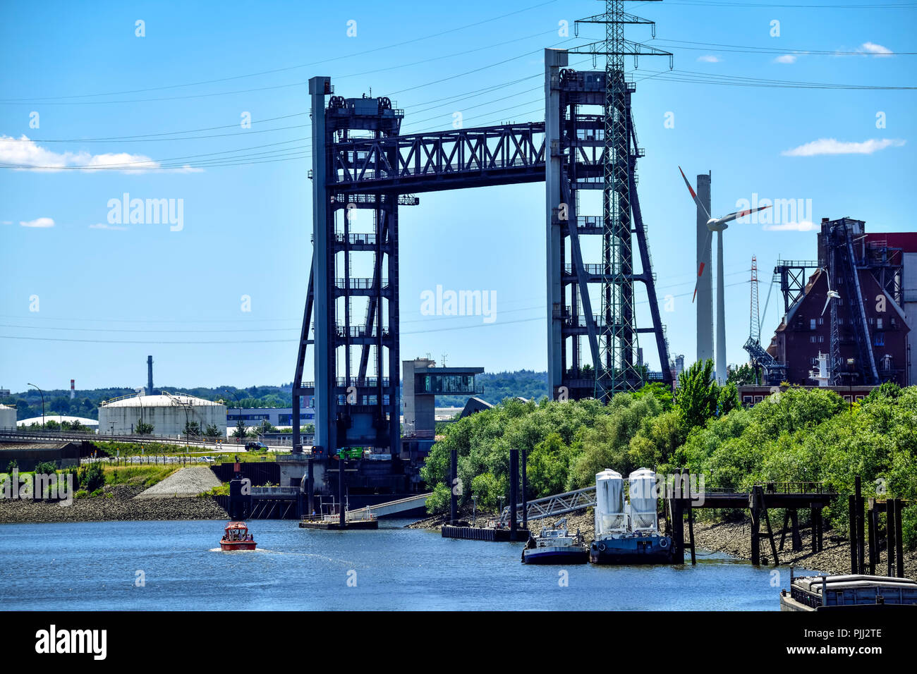 Rethe bridge hamburg hi-res stock photography and images - Alamy