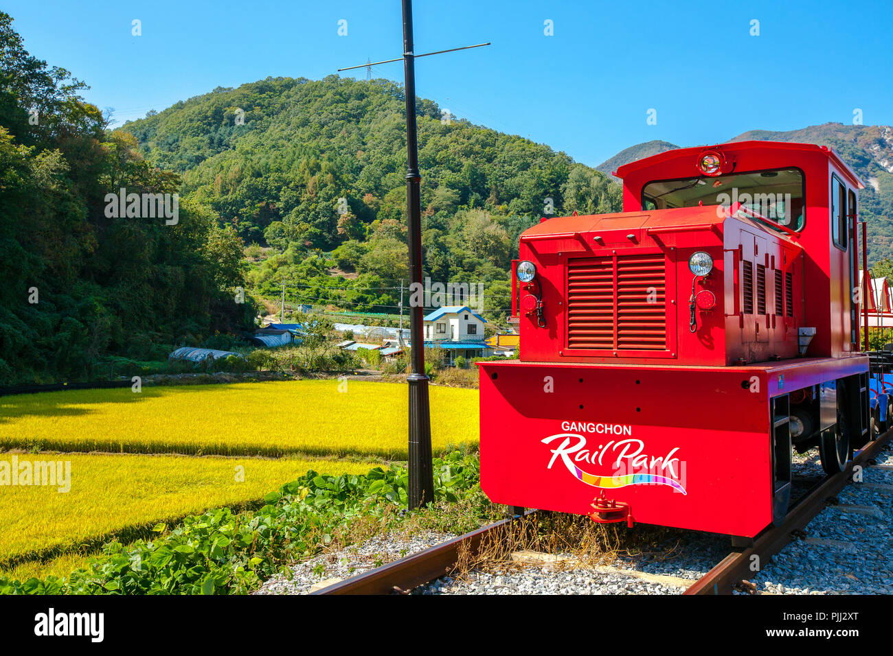 Gangchon rail bike hi-res stock photography and images - Alamy