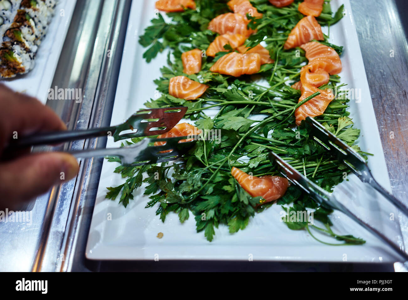Hand picking plate hi-res stock photography and images - Alamy