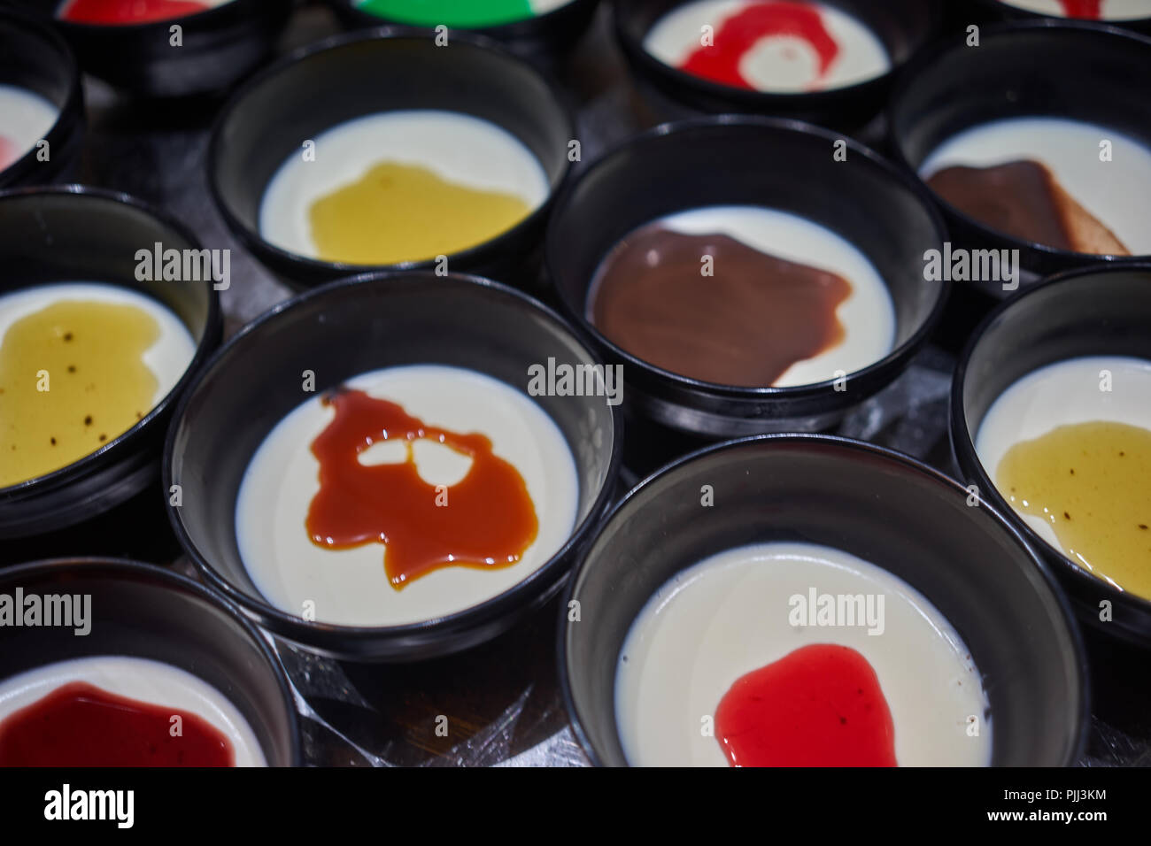 Tasty italian dessert panna hi-res stock photography and images - Alamy