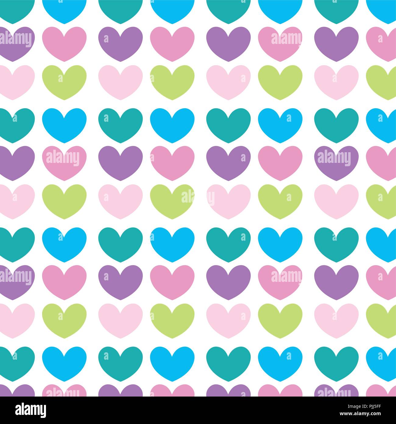 nice hearts shapes decoration background Stock Vector Image & Art - Alamy