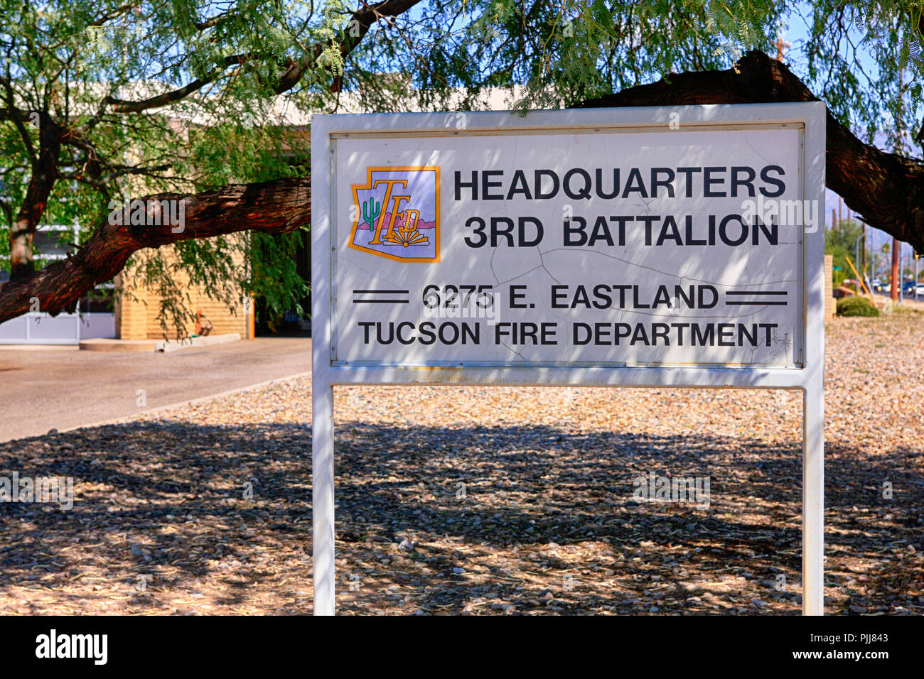 Headquarters of the 3rd Battallion Tucson, Fire Department, Dept ...
