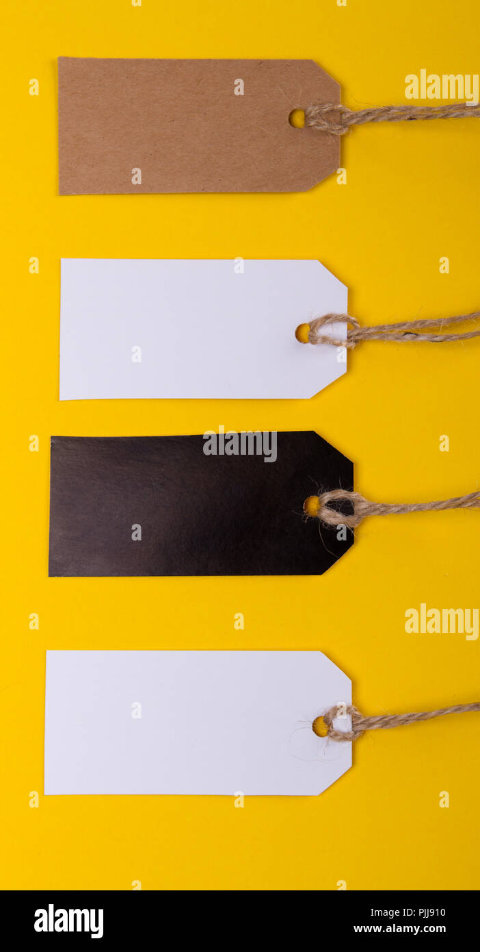 collection of various price label notes on background Stock Photo - Alamy