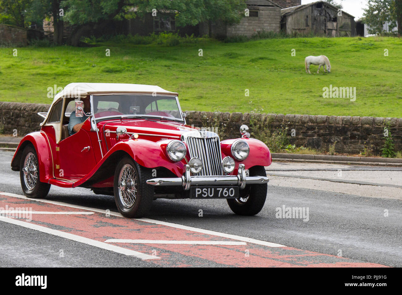 Red PSU 760 MG Classic, vintage, veteran, cars of yesteryear, restored ...