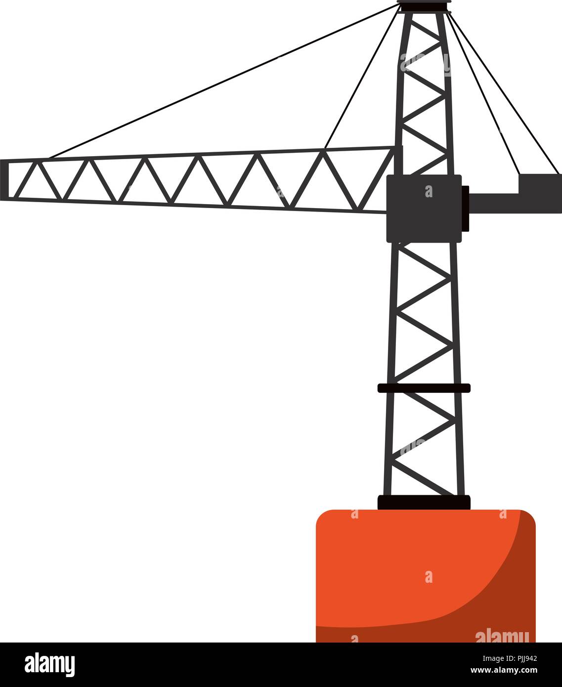 pulleys construction repair crane sign Stock Vector Image & Art - Alamy