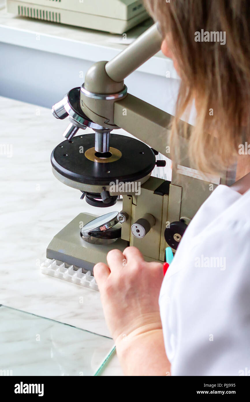 Blood microscope study hi-res stock photography and images - Alamy