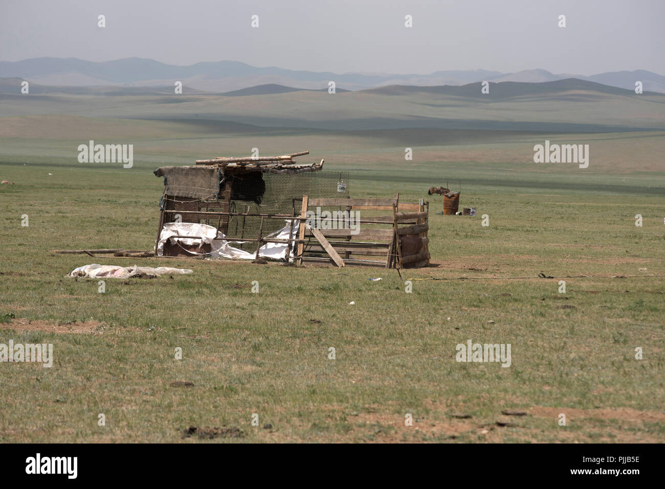 The Mongolian Countryside Stock Photo - Alamy