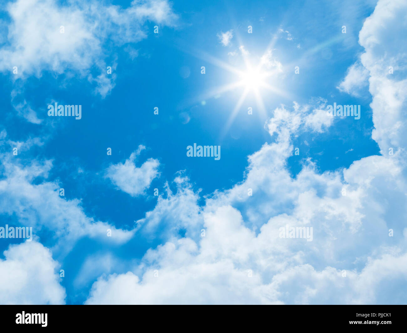 An image of a bright sun background Stock Photo - Alamy