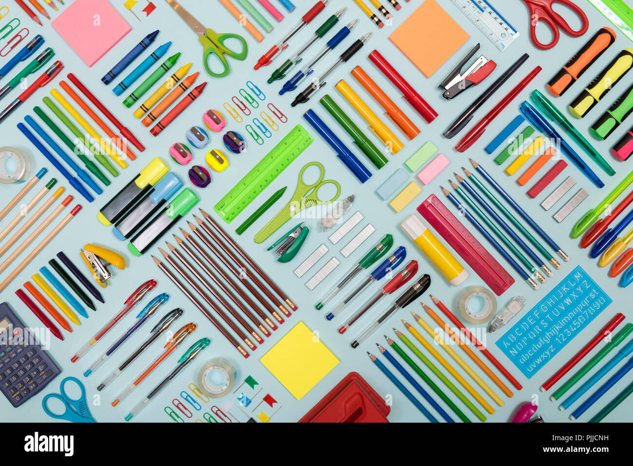 Arranged in a ruler hi-res stock photography and images - Alamy