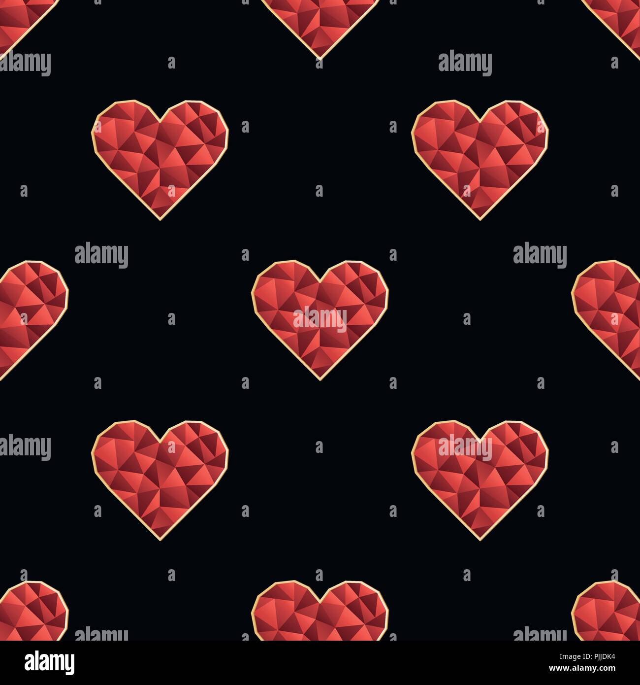 Love letter seamless pattern Stock Vector Images - Alamy
