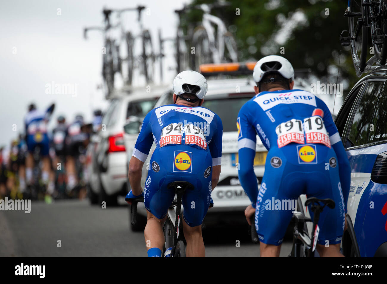 Quick step floors cycling team hi-res stock photography and images - Alamy
