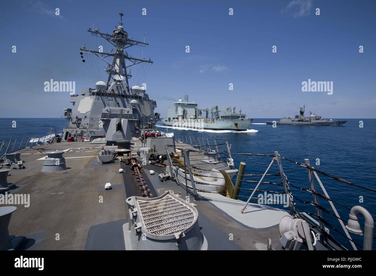 Indian Ocean. 6th Sep, 2018. INDIAN OCEAN (Sept. 7, 2018) The Arleigh ...