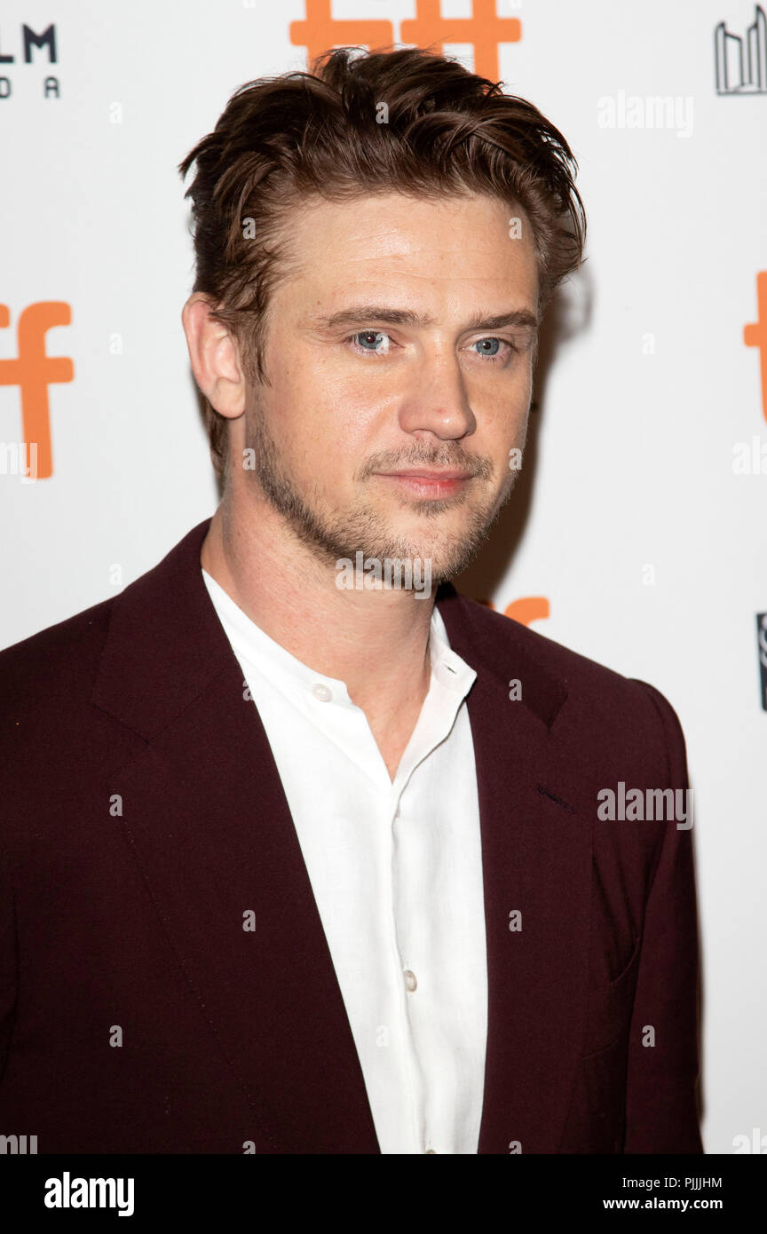 Boyd Holbrook attending the premiere of 'The Predator' during the 2018 ...