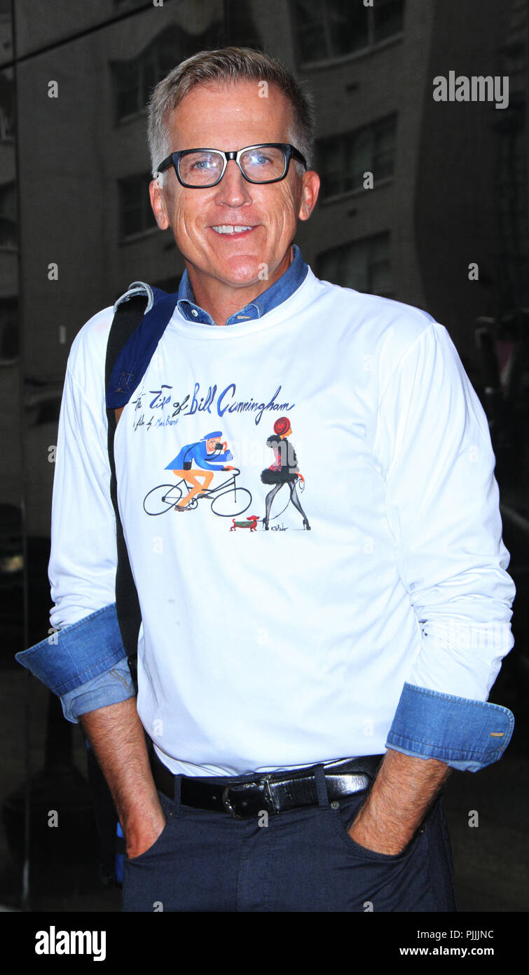 New York, NY, USA. 7th Sep, 2018. Mark Bozek at Good Day NY promoting ...