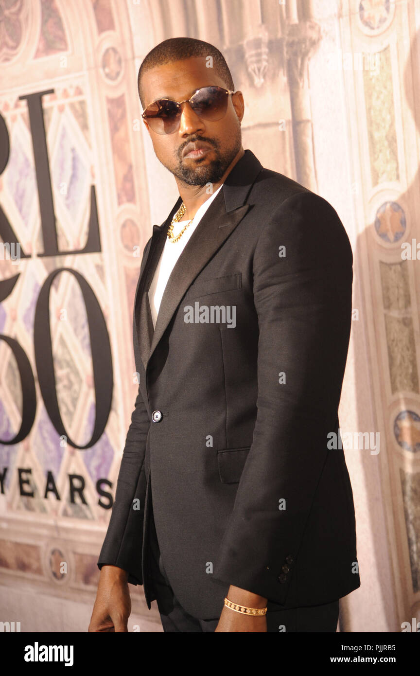New York, NY, USA. 7th Sep, 2018. Kanye West at the Ralph Lauren 50th ...