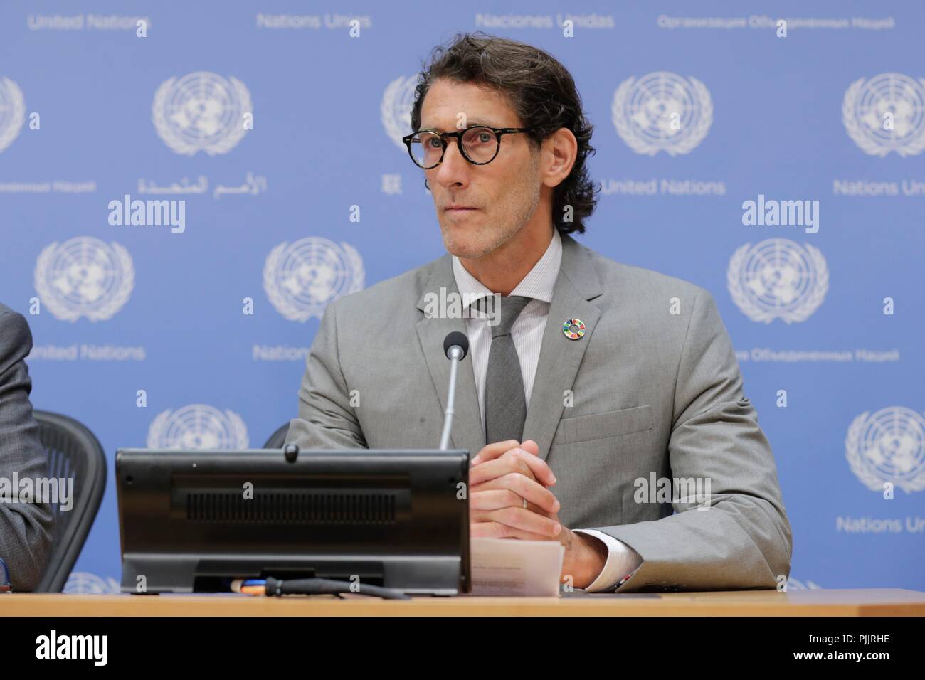 New York, USA. 7th Sept 2018. Richard Dickson, President and COO of ...