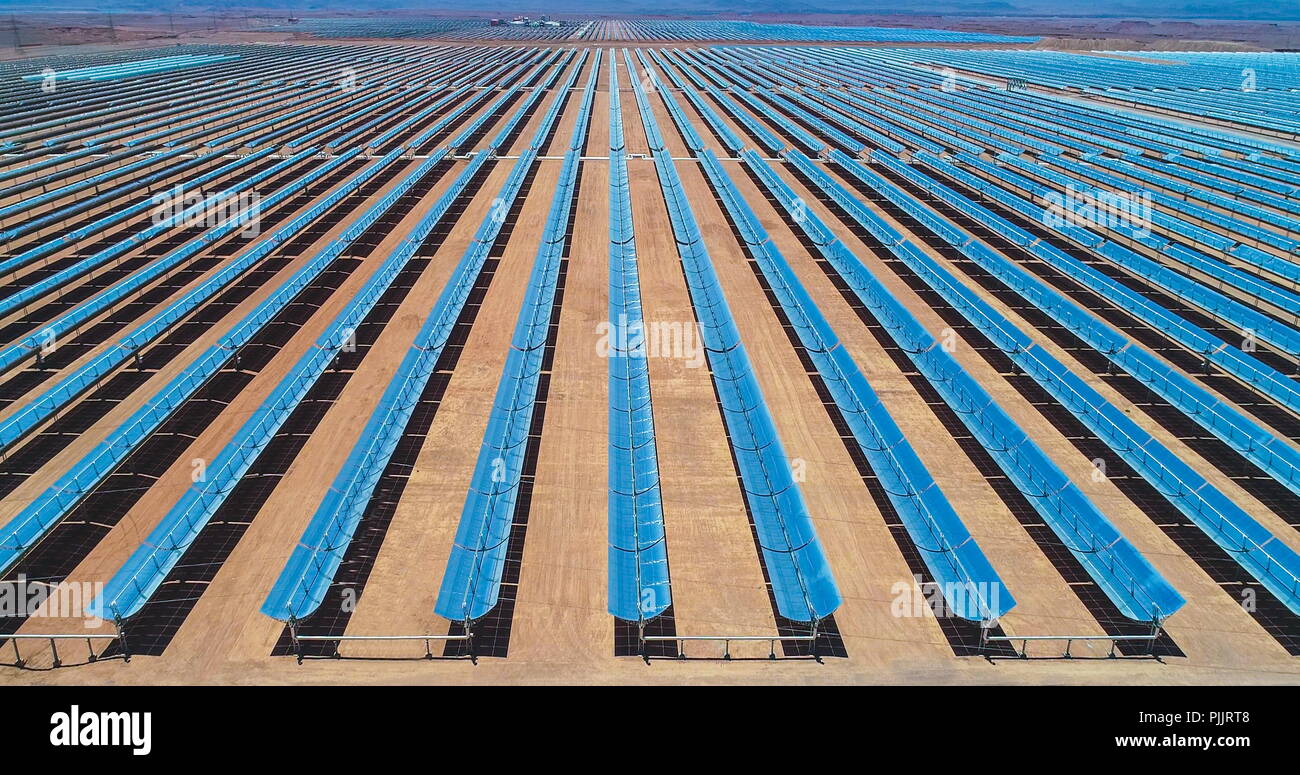 Ouarzazate, Morocco. 8th Sep, 2018. Photo provided by Shandong Electric ...