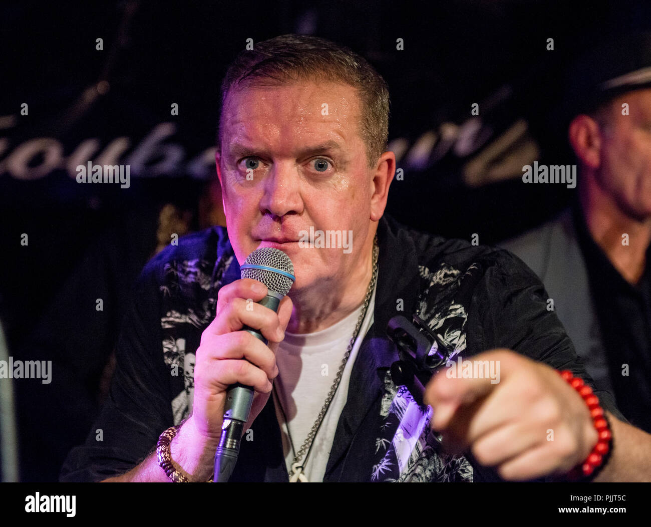 London, UK. 7th September 2018. Phenomenon 80s band Daniel Takes A ...