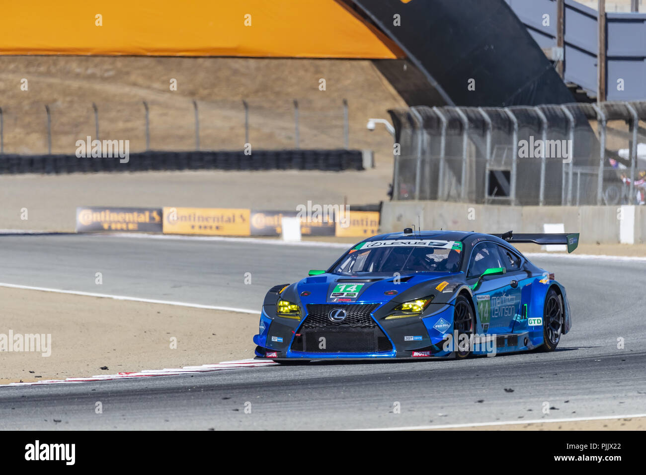 Salinas, California, USA. 7th Sep, 2018. The 3GT Racing Lexus RCF GT3 ...