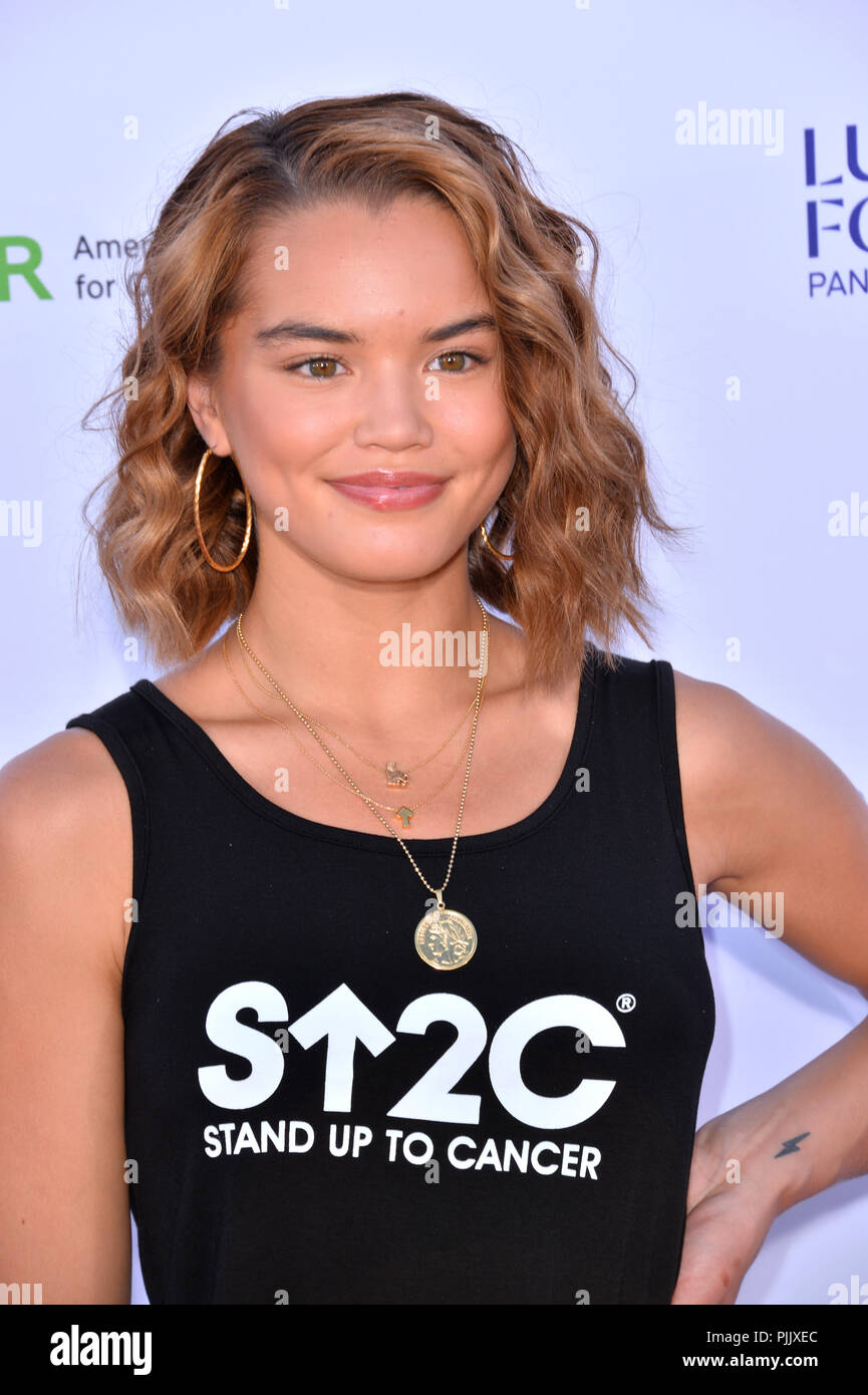 California, USA. 7th September 2018. Paris Berelc at the 2018 Stand Up ...