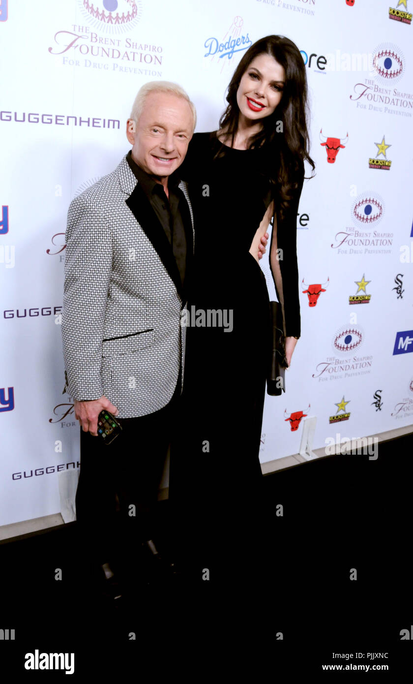 California, USA. 7th September 2018. Elliot Mintz and guest attend ...