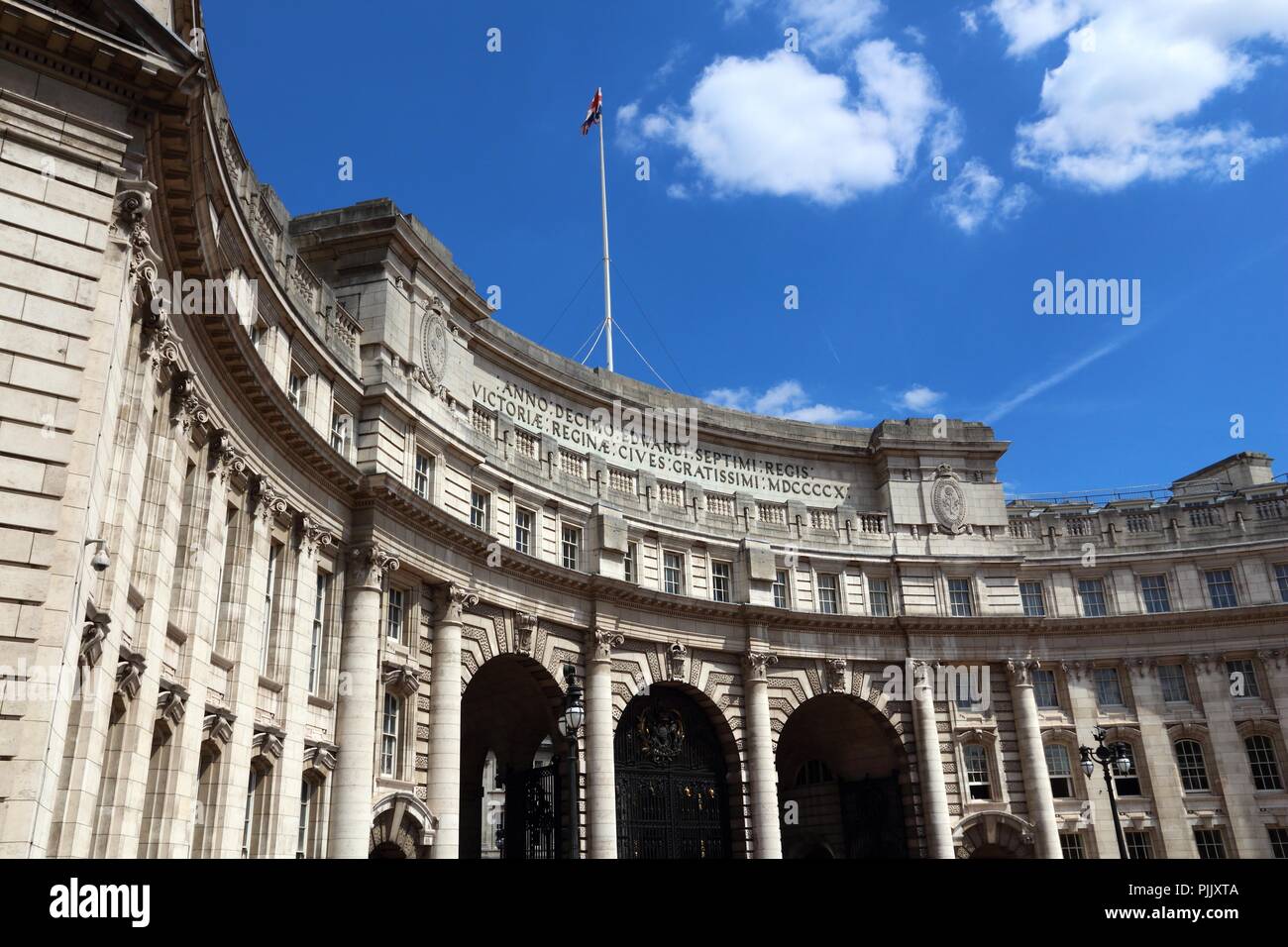 London, UK - Admiralty Arch. Neoclassical monument at the end of The ...