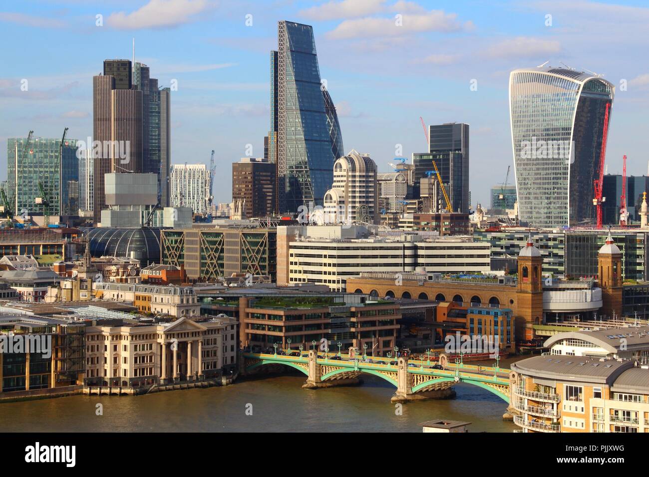 City of London skyline - capital city of the UK Stock Photo - Alamy