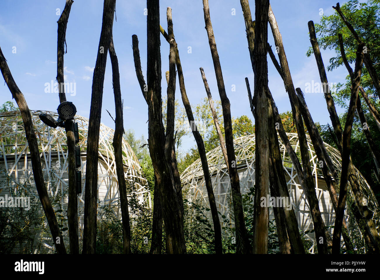 Le Parc des Oiseaux, Birds Park, Villars-les-Dombes, Ain, France Stock ...
