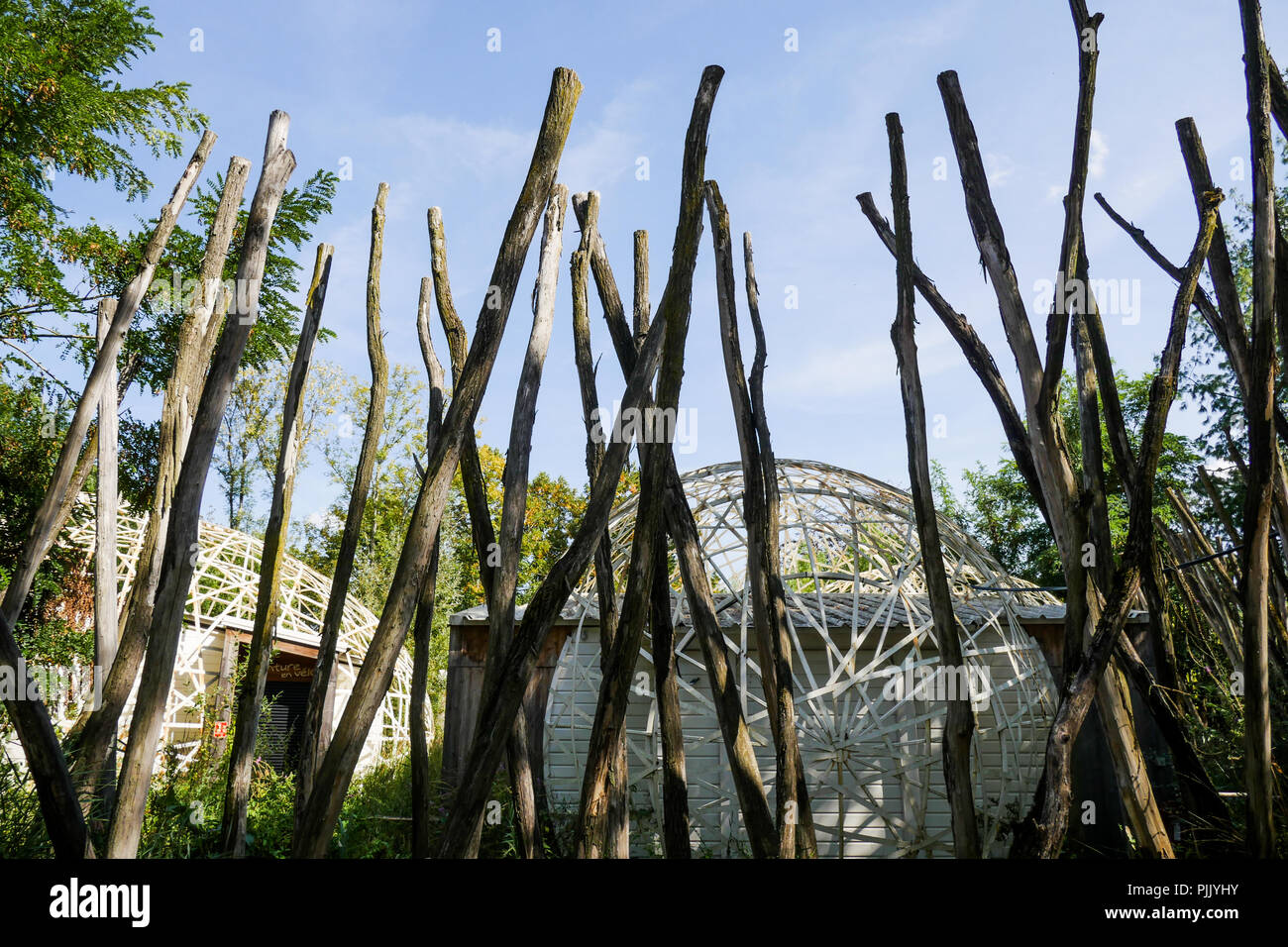 Le Parc des Oiseaux, Birds Park, Villars-les-Dombes, Ain, France Stock ...