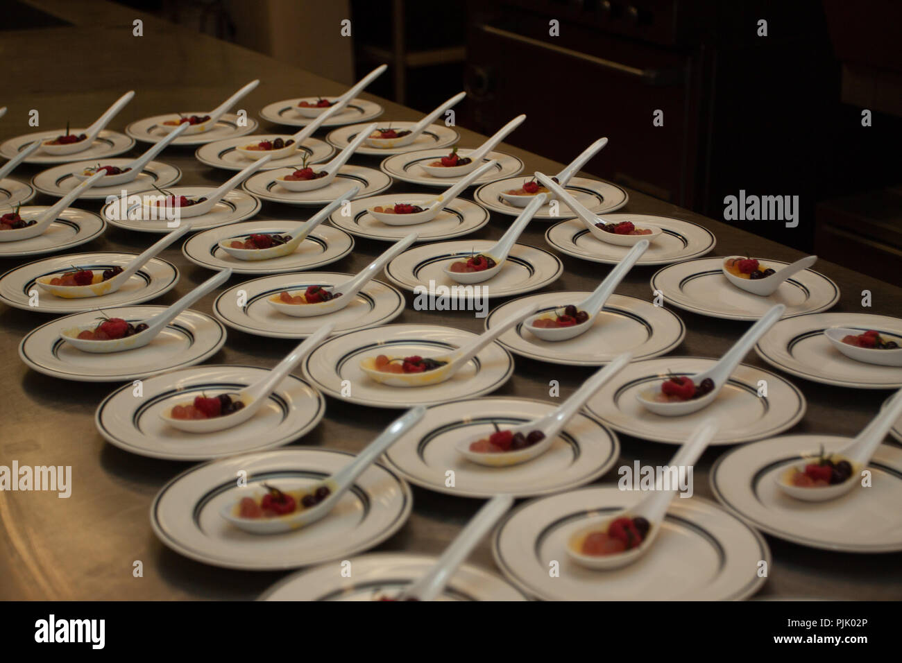 Fruit Dessert Samplers Stock Photo - Alamy