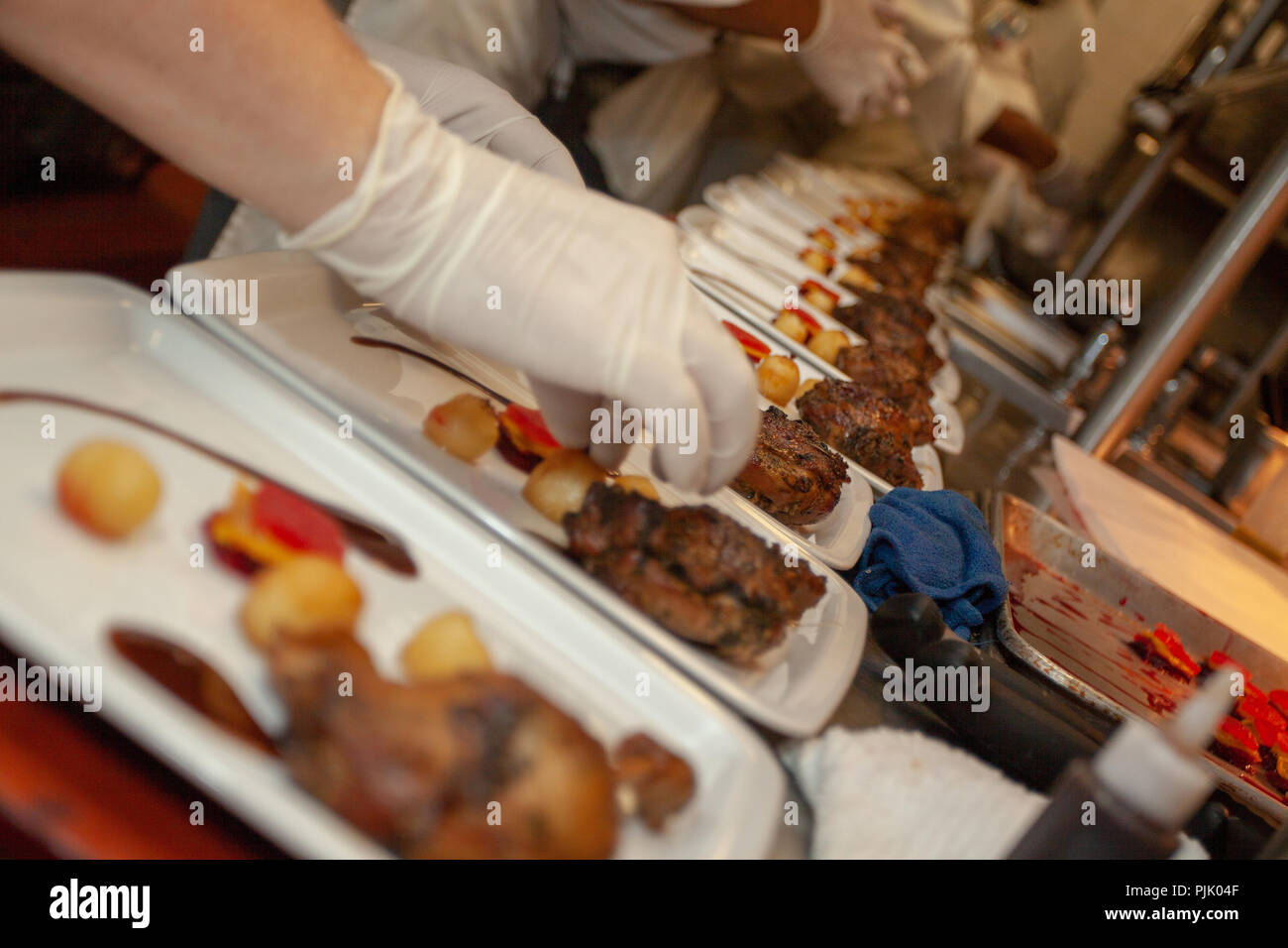 Preparing meat sampling Stock Photo - Alamy