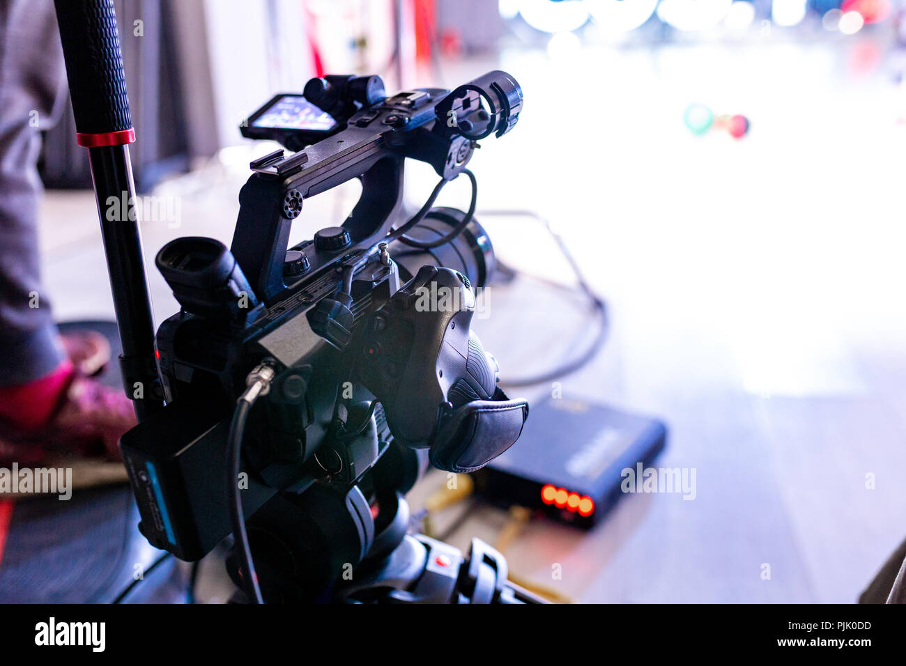 Behind the scenes of video production or video shooting Stock Photo - Alamy