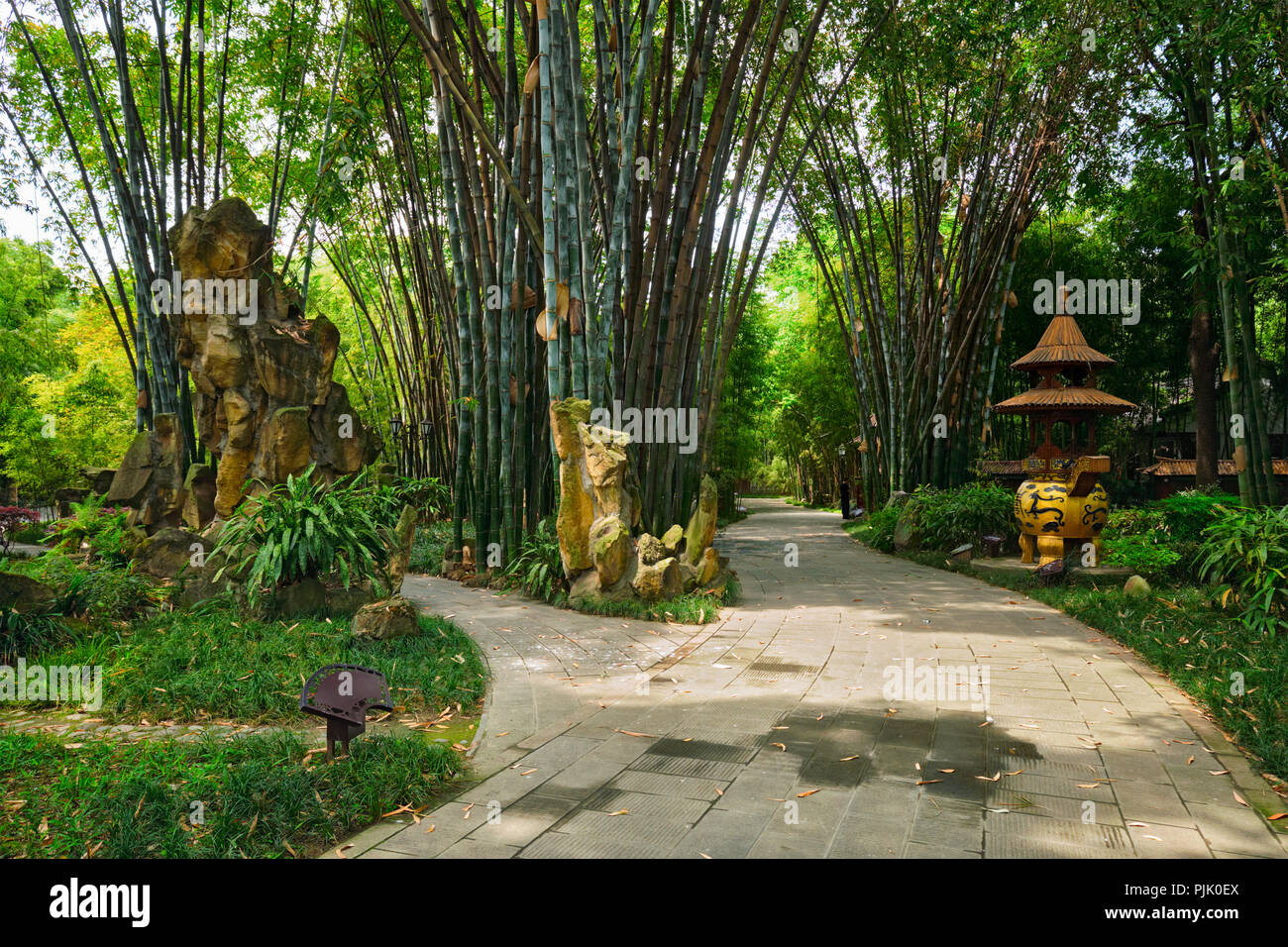 Wangjiang Pavilion in Wangjianglou park. Chengdu, Sichuan, China Stock ...